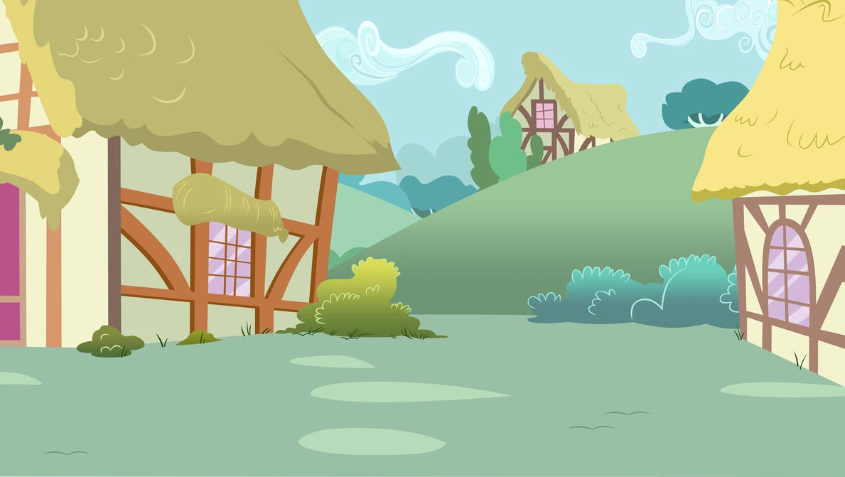 Image - Ponyville background by austiniousi-d5d5755.jpg | Twitterponies ...