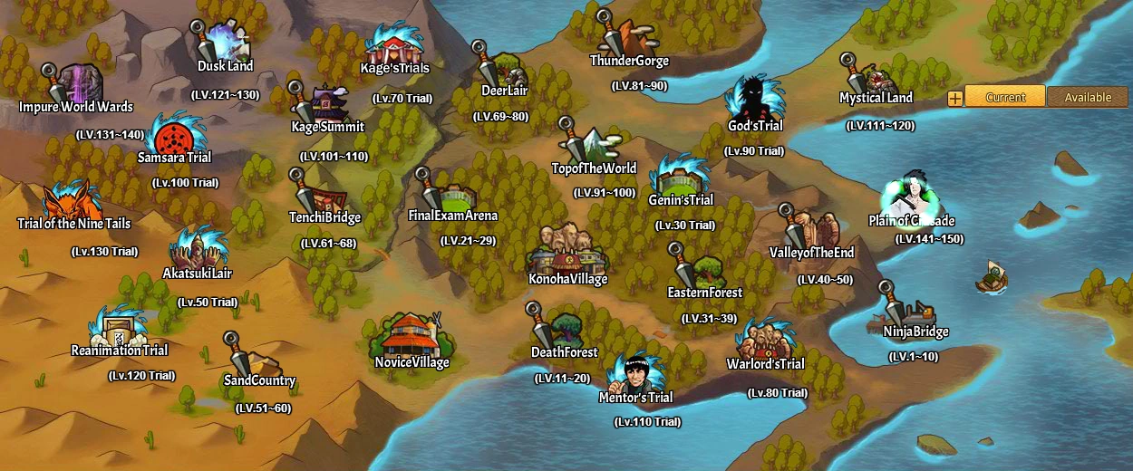 Map | Unlimited Ninja Wiki | FANDOM powered by Wikia