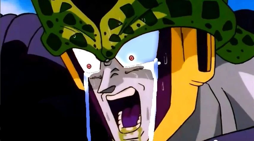 Image - Cell Crying After Being Punched.jpg | Ultra Dragon Ball Wiki ...