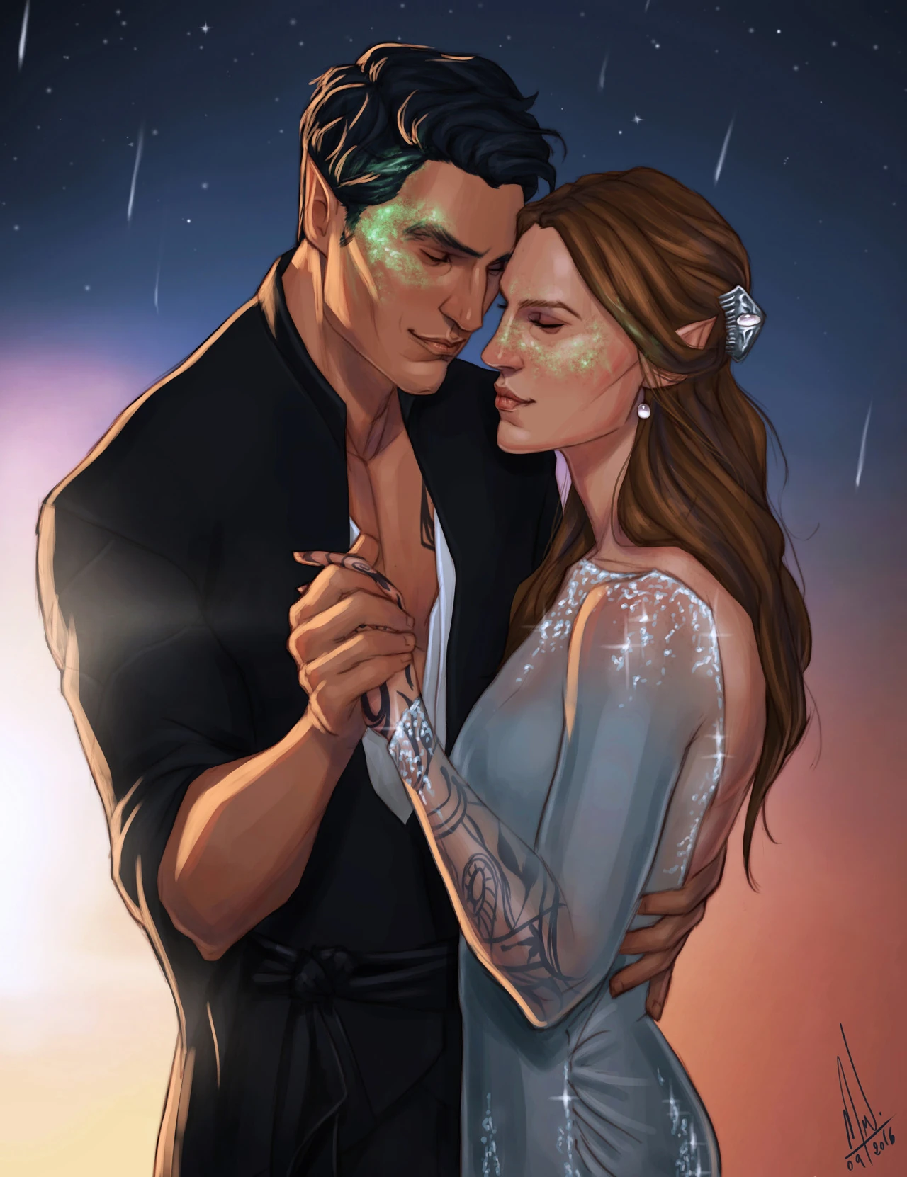 Imagen - Rhysand y Feyre en la Caída de las Estrellas.jpg | Una Corte ...