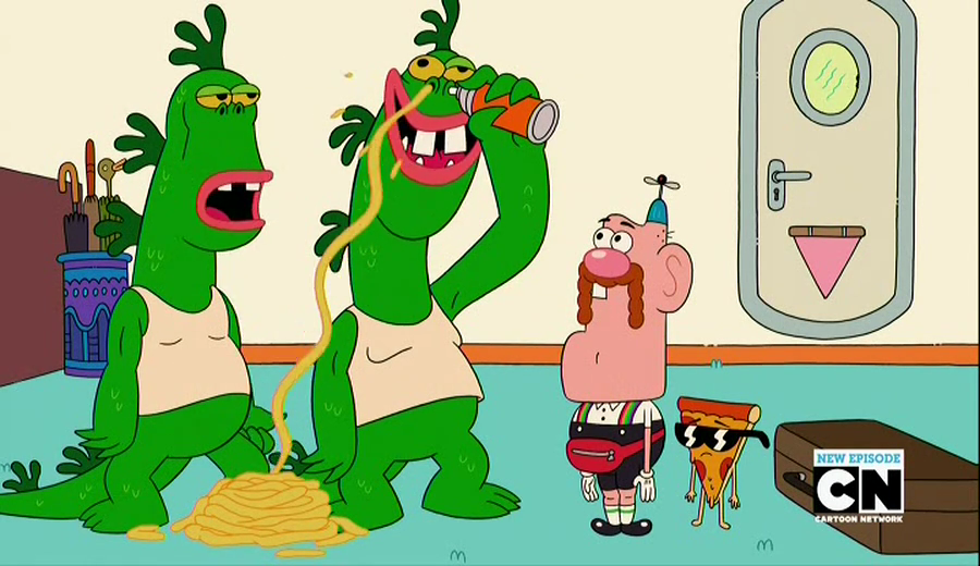 Image Mrgus Nathan Uncle Grandpa Belly Bag And Pizza Steve In Numbskull 05png Uncle
