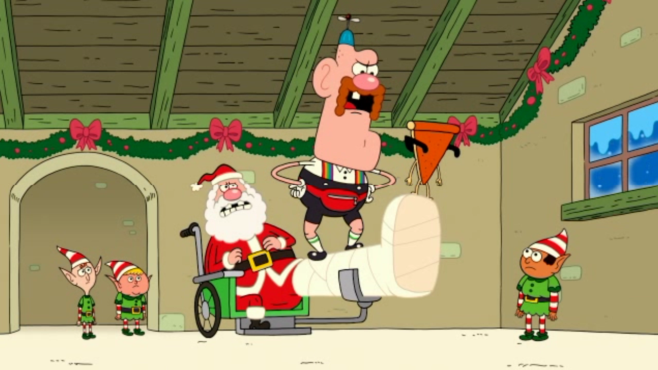 Image Uncle Grandpa Belly Bag Santa Claus And Pizza Steve In Ug