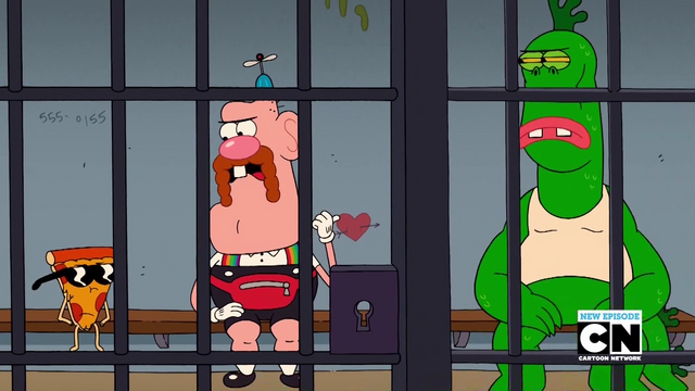 Image Uncle Grandpa Mr Gus Pizza Steve And Belly Bag In Hundred Dollar Gus 002png Uncle