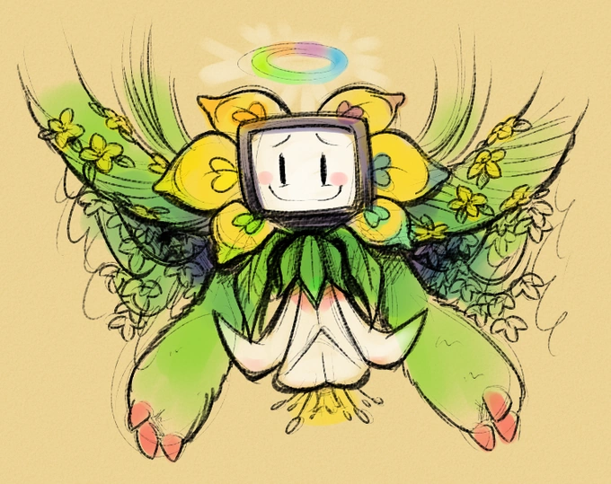 Image - Alpha flowey by devichonee.png | Underfell Wikia | FANDOM ...