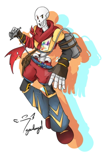 Ink!Papyrus | Undertale AU Characters Wiki | Fandom