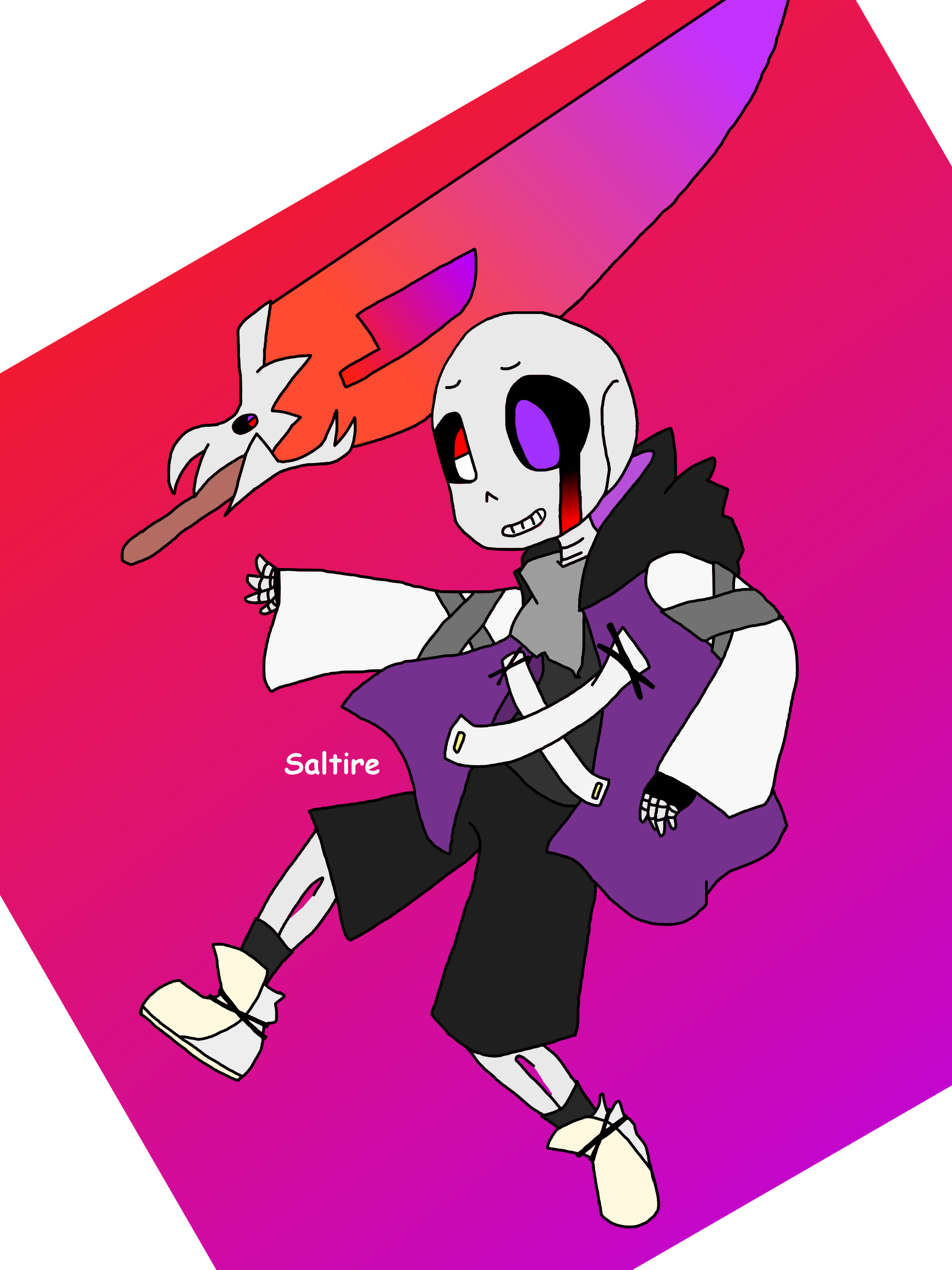 Saltire | Undertale AU Offspring Wiki | Fandom
