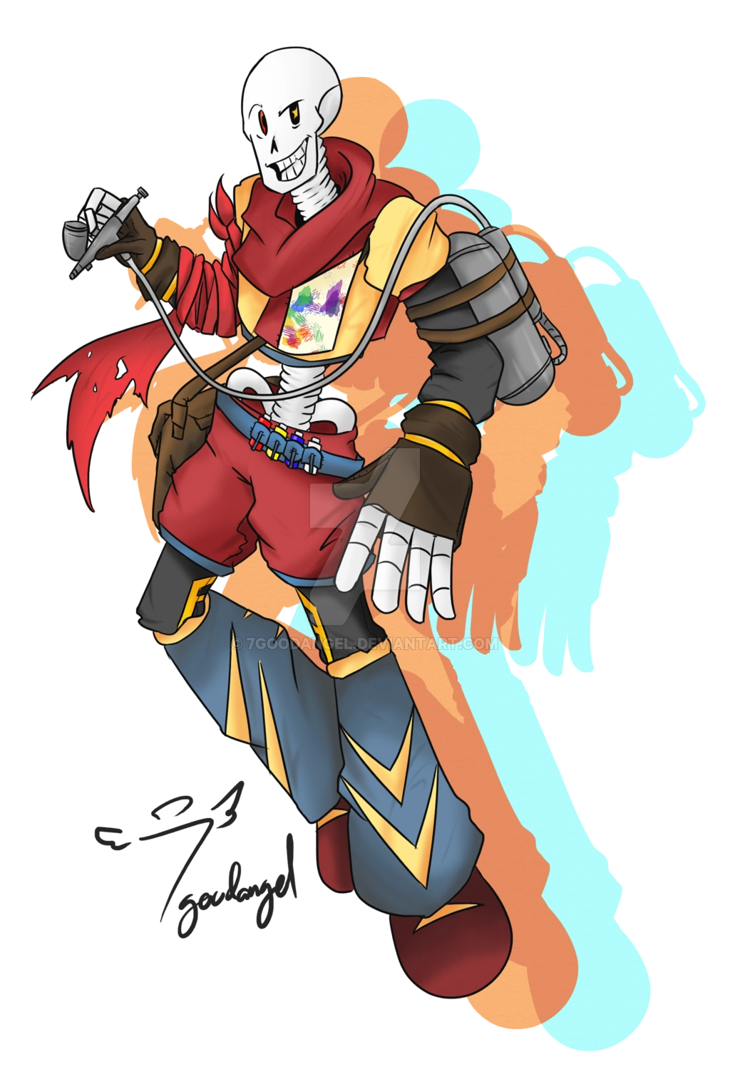 Paint!Papyrus | Undertale AU Вики | Fandom