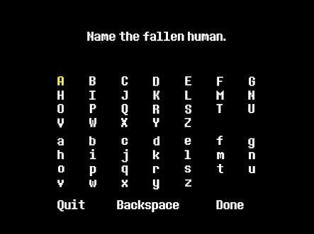 Names | Undertale Japan Wiki | FANDOM powered by Wikia