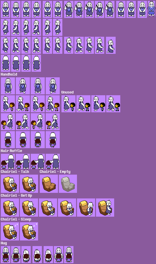 Изображение - Toriel sprites.png | Undertale Вики | FANDOM powered by Wikia
