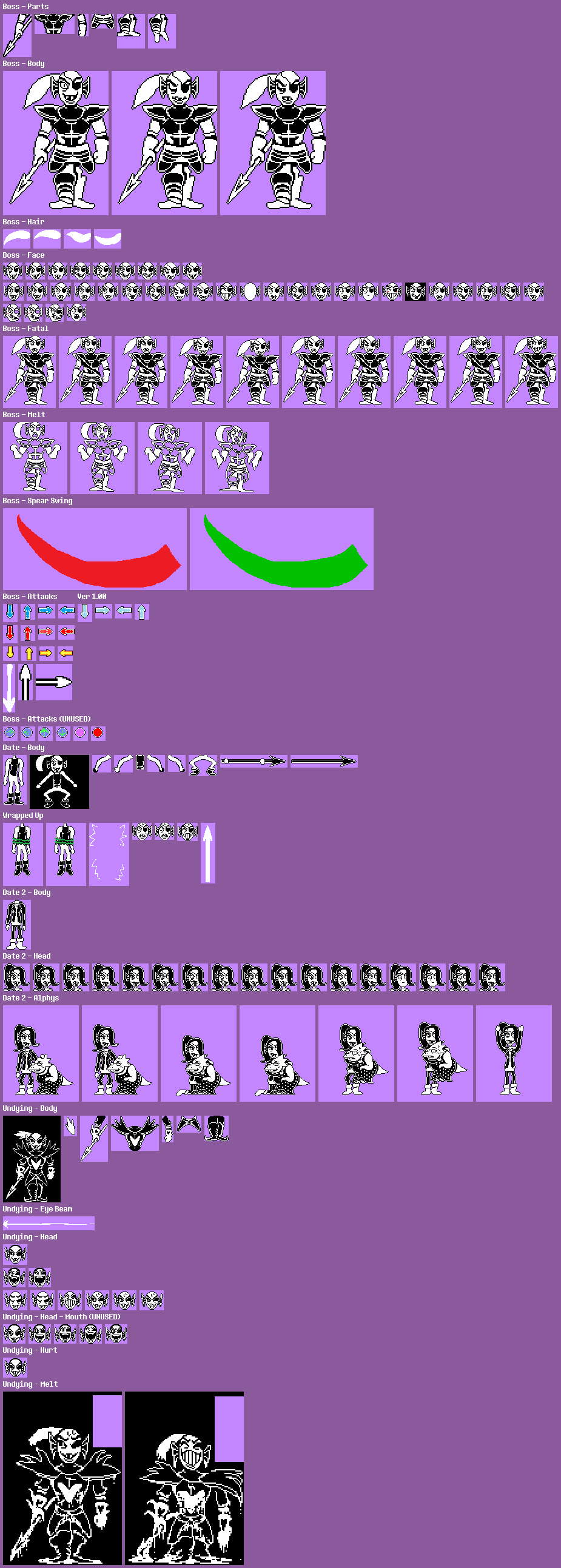 Изображение - Undyne Battle Sprites.png | Undertale Вики | FANDOM ...