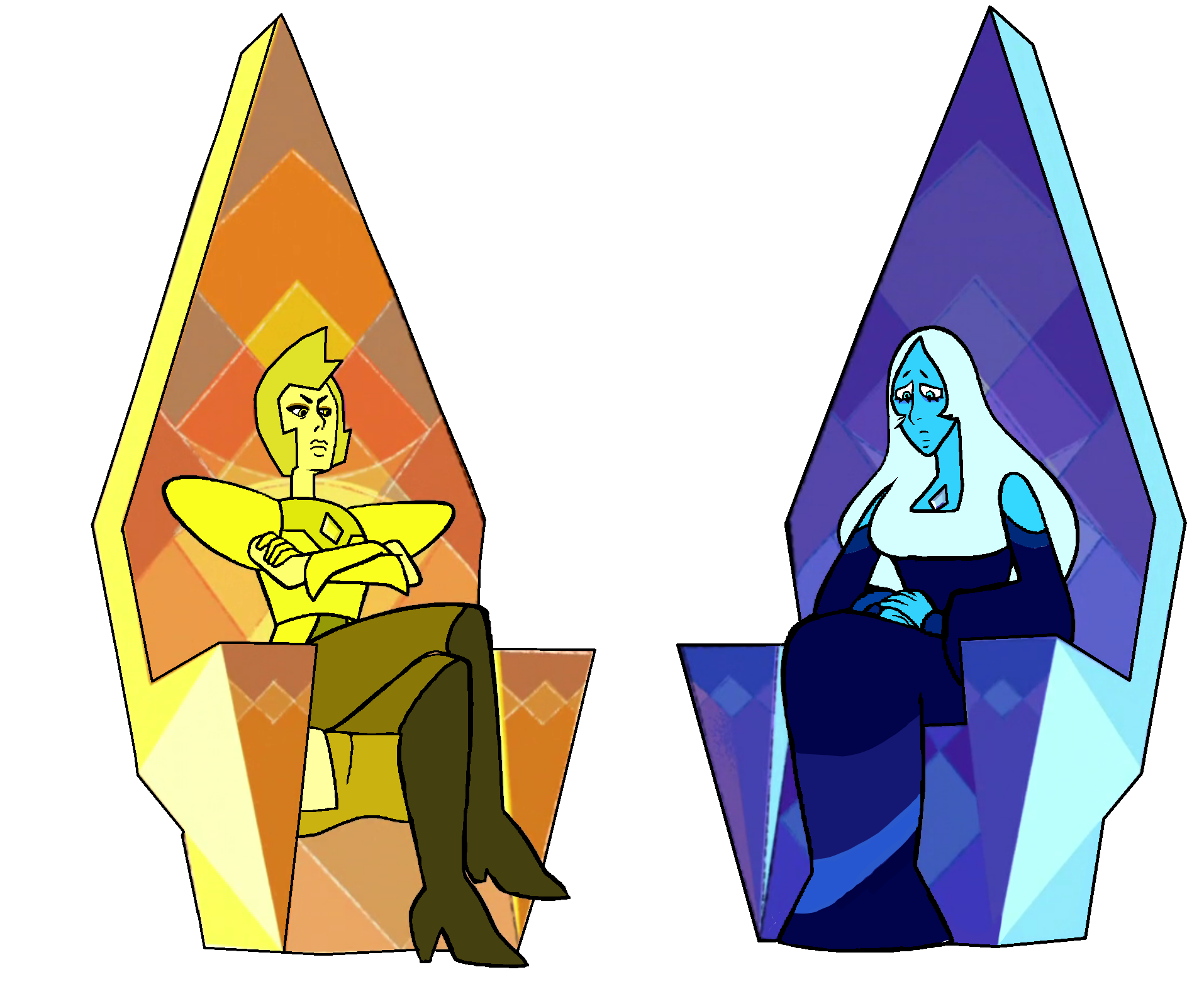 Imagen - Yellow Diamond Blue Diamond.png | Steven Universe Wiki ... Imagen - Yellow Diamond Blue Diamond.png | Steven Universe Wiki ...