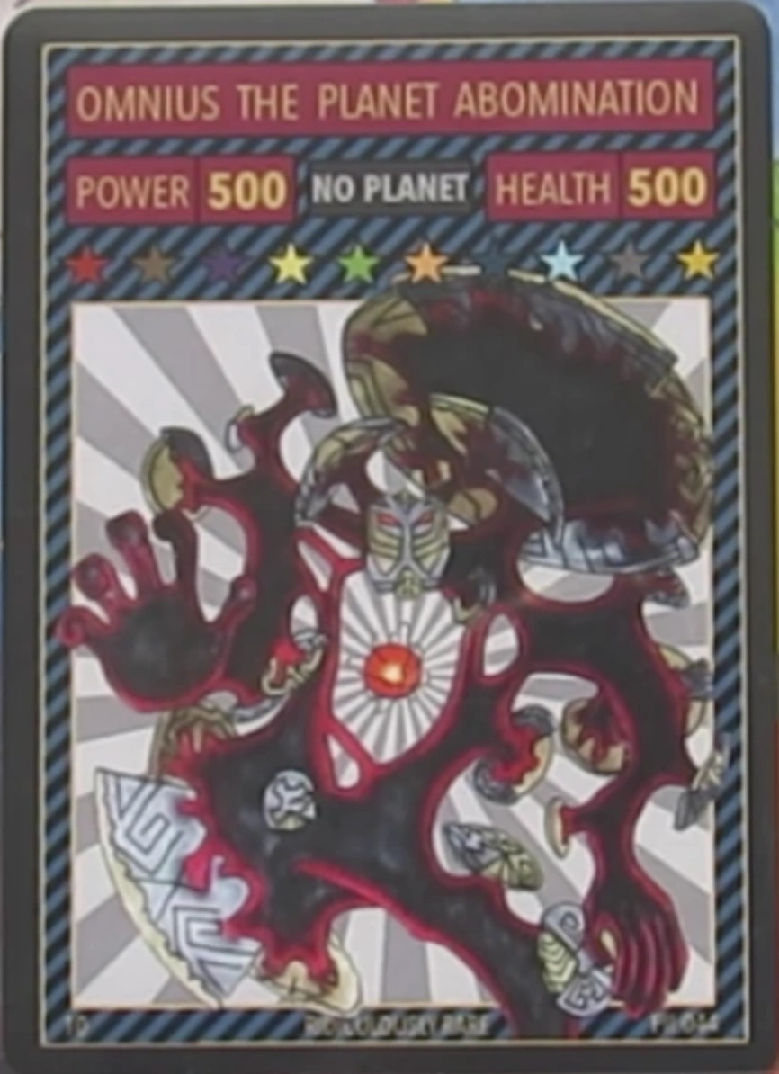 Omnius The Planet Abomination | Chaos Galaxy TCG Wiki | Fandom