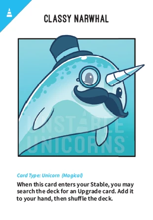 Classy Narwhal | Unstable Unicorns Wiki | Fandom