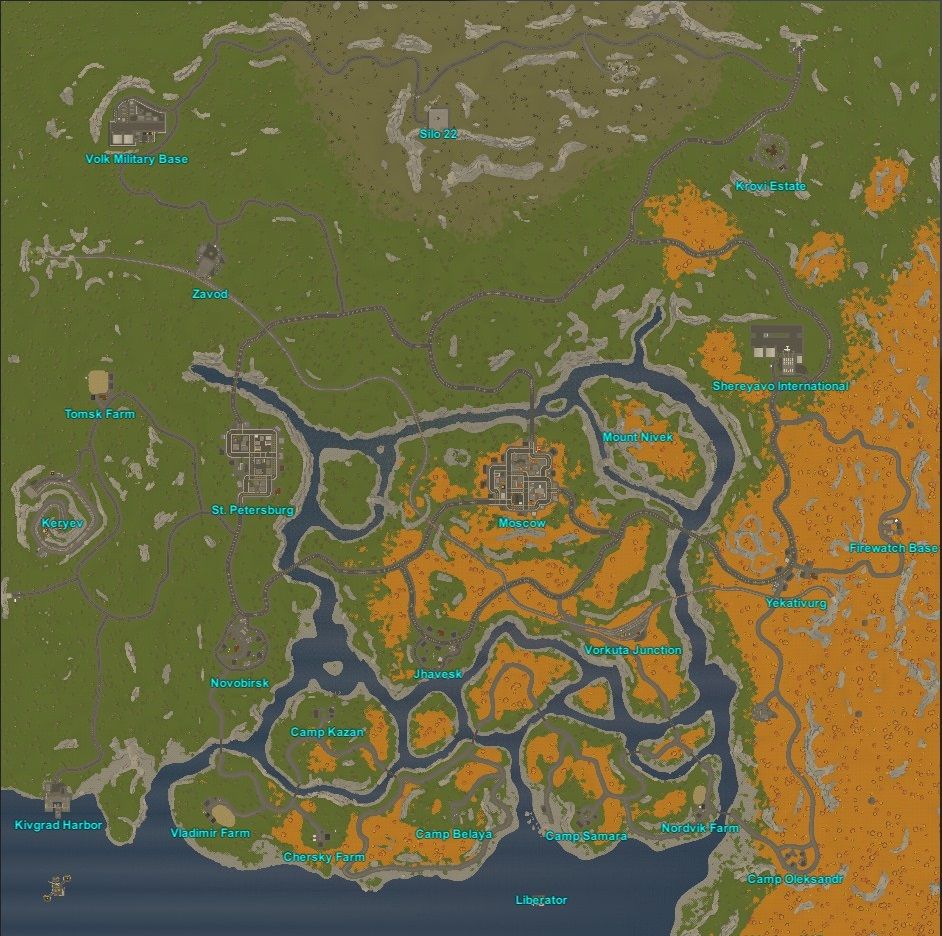 Image - Russia MAP GPS.png | Unturned Bunker Wiki | FANDOM powered by Wikia