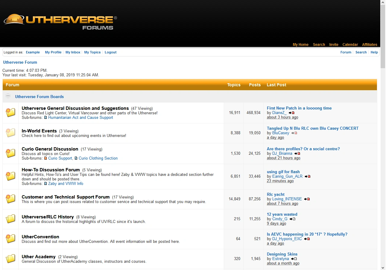 Forum | Utherverse Wiki | Fandom