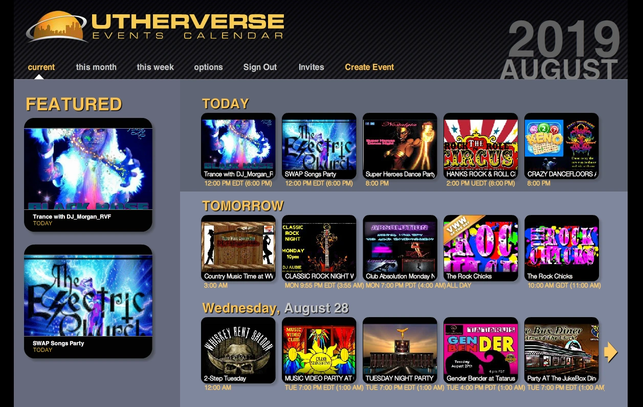 Utherverse Events Calendar | Utherverse Wiki | Fandom