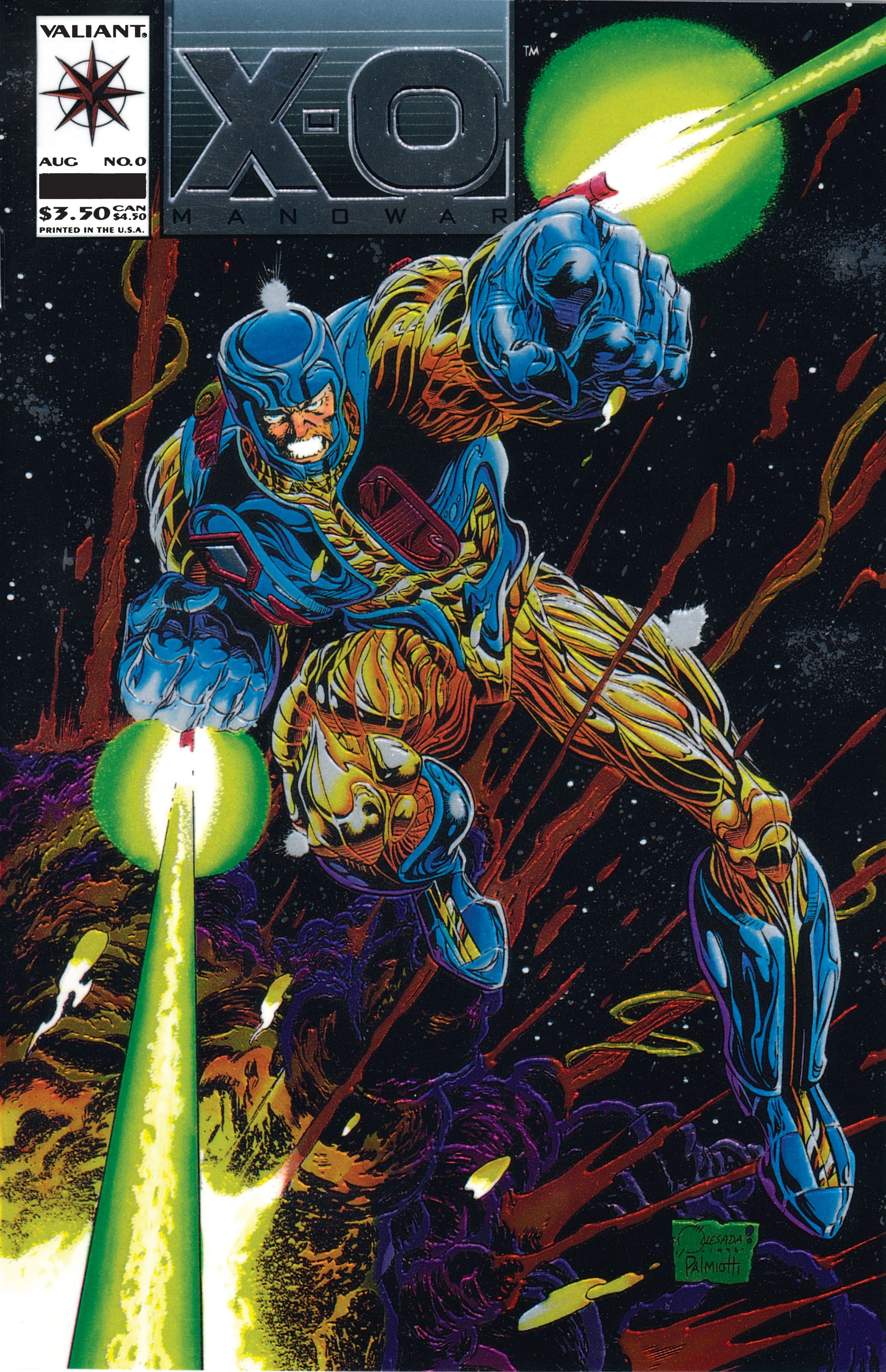 X-O Manowar Vol 1 0 | Valiant Comics Database | FANDOM powered by Wikia