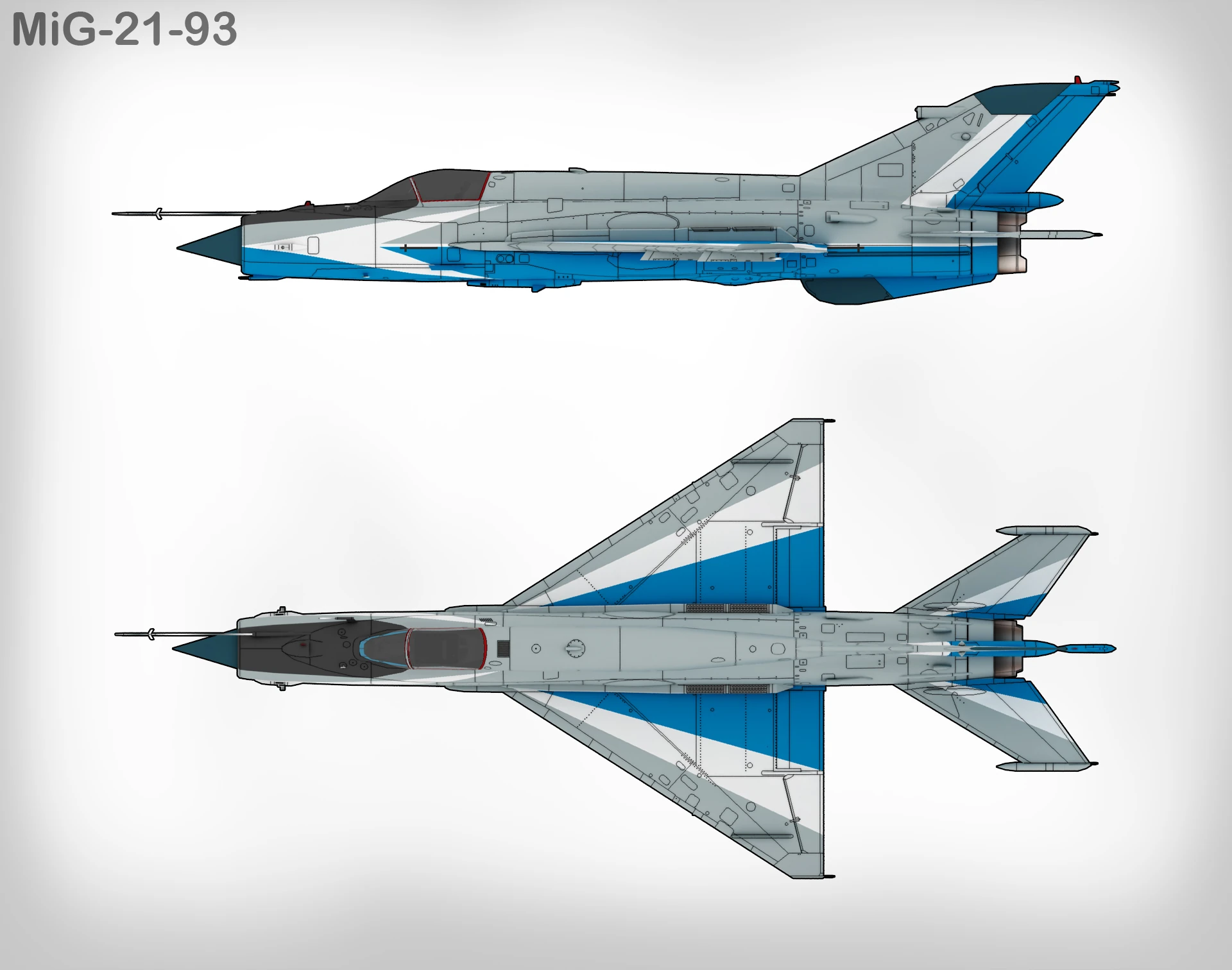 Image - Mig-21-93 loadout.jpg | Vector Thrust Wiki | FANDOM powered by ...
