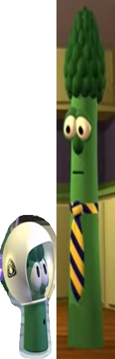 Junior Asparagus As Space And Dad Asparagus As Yellow Purple Striped ...