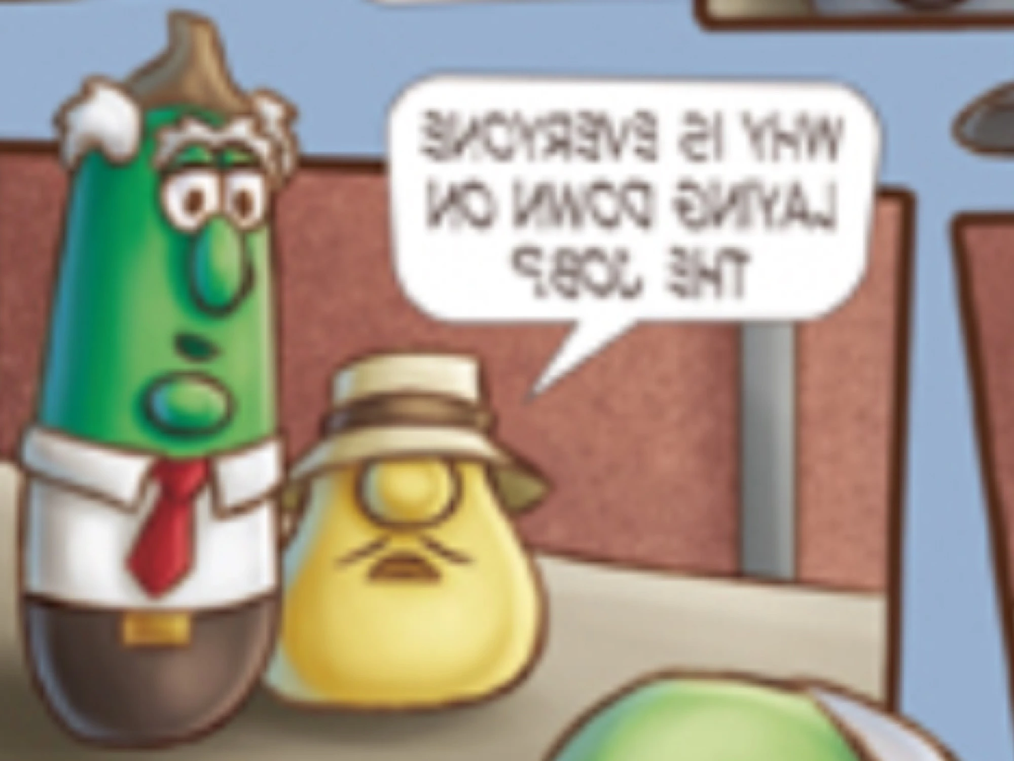 Mr. Nezzer And Mr. Lunt | VeggieTales Wiki | Fandom