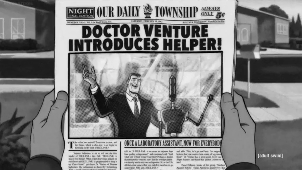 H.E.L.P.eR. | Venture Brothers Wiki | Fandom
