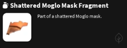 Shattered Moglo Mask Fragment | Vesteria Wiki | Fandom