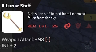 Lunar Staff | Vesteria Wiki | Fandom
