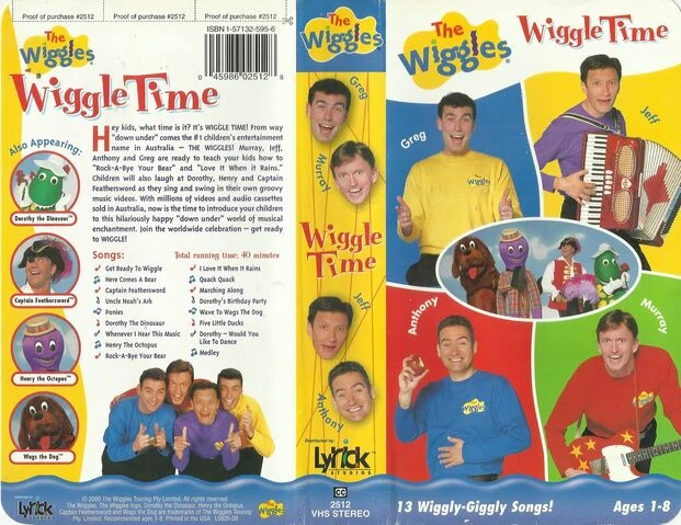 The Wiggles: Wiggle Time VHS 2000 | Vhs and DVD Credits Wiki | Fandom