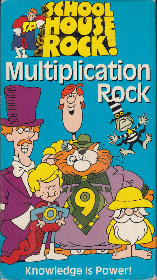 Schoolhouse Rock Multiplication Rock Vhs 1995 Version 2 Vhs And