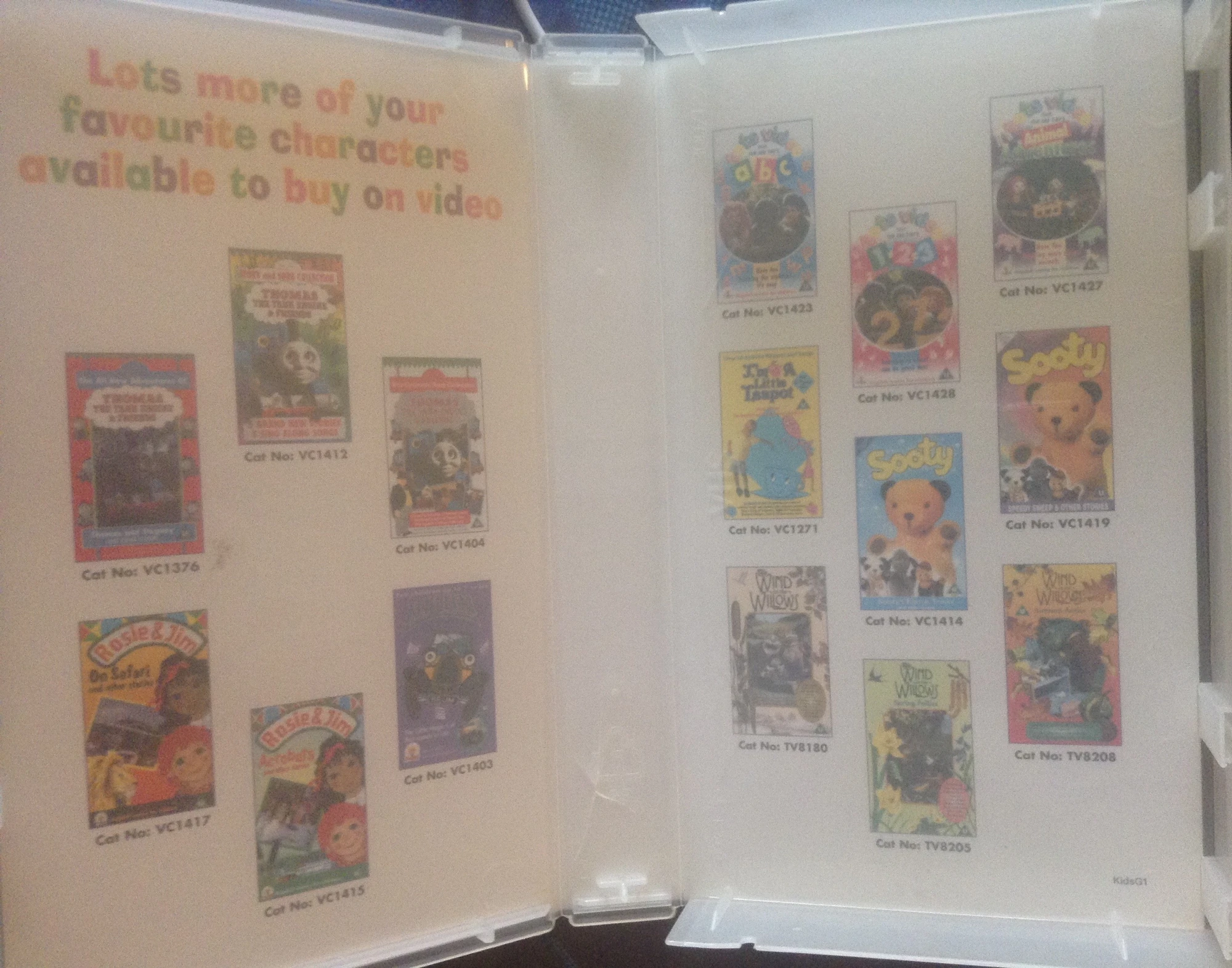 VCI Children's Inlay Promo 1997 | Video Collection International Wikia ...