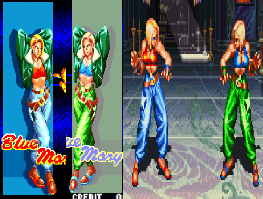 Blue Mary | Video Games Characters Wikia | Fandom