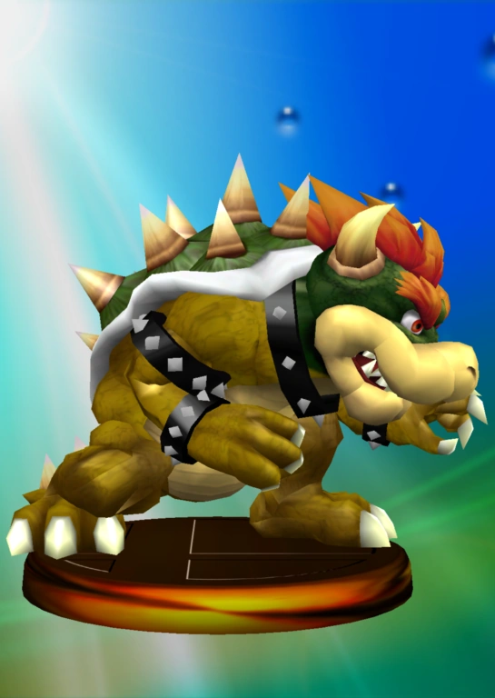 Image - Bowser Trophy (Smash) melee.png | Video Games Fanon Wiki | FANDOM powered by Wikia