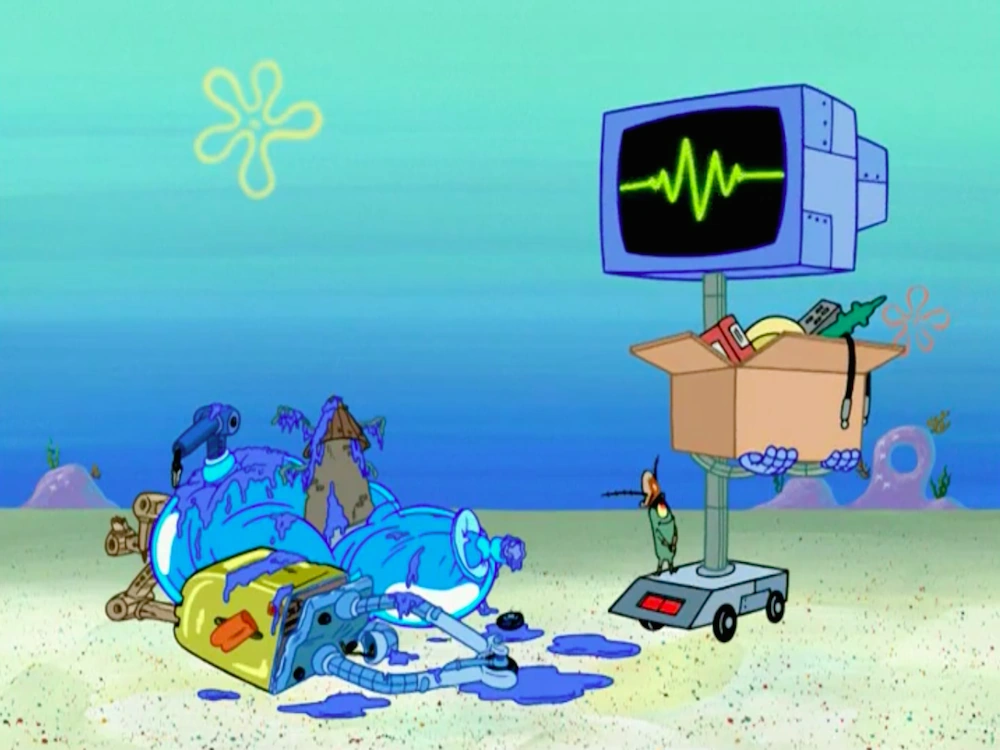 Image - SpongeBob SquarePants Karen the Computer Overload.png ...