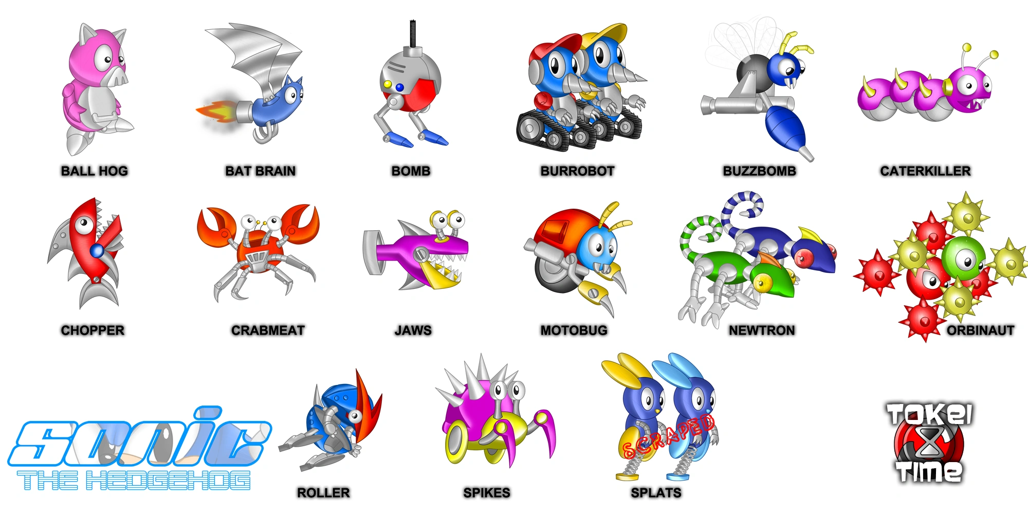 Image - Sonic the hedgehog 1 badniks by tokeitime-d41f3ht.png ...