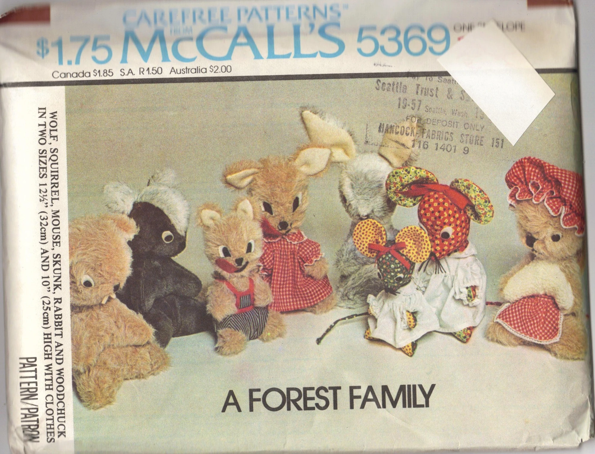 Category:Stuffed Animals | Vintage Sewing Patterns | FANDOM powered by ...