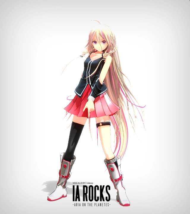 Imagen - IA ROCKS Official MMD Model.png | Vocaloid Wiki | FANDOM ...