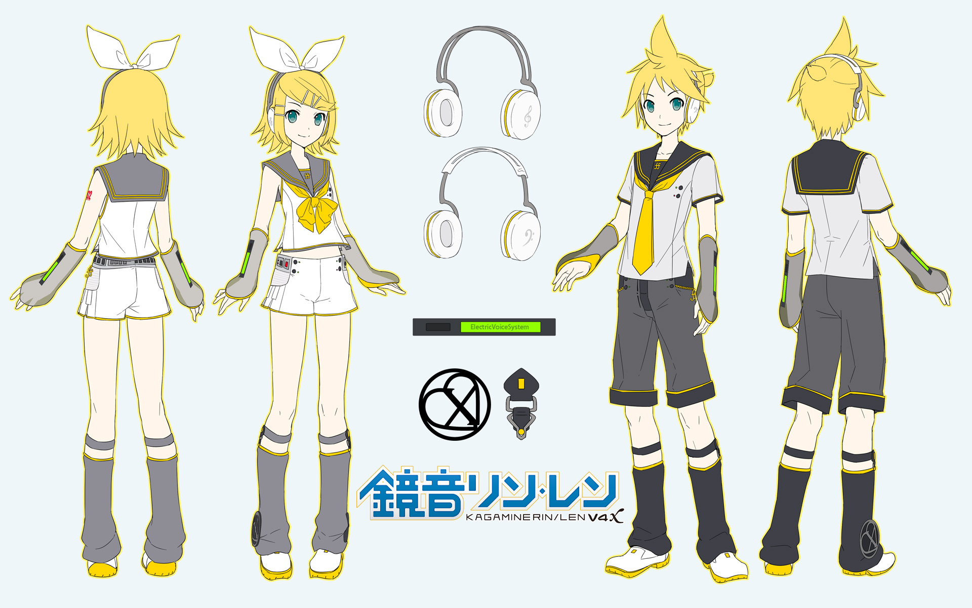 Image Rin Len V4x Concept Hq Vocaloid Wiki Fandom Powered By