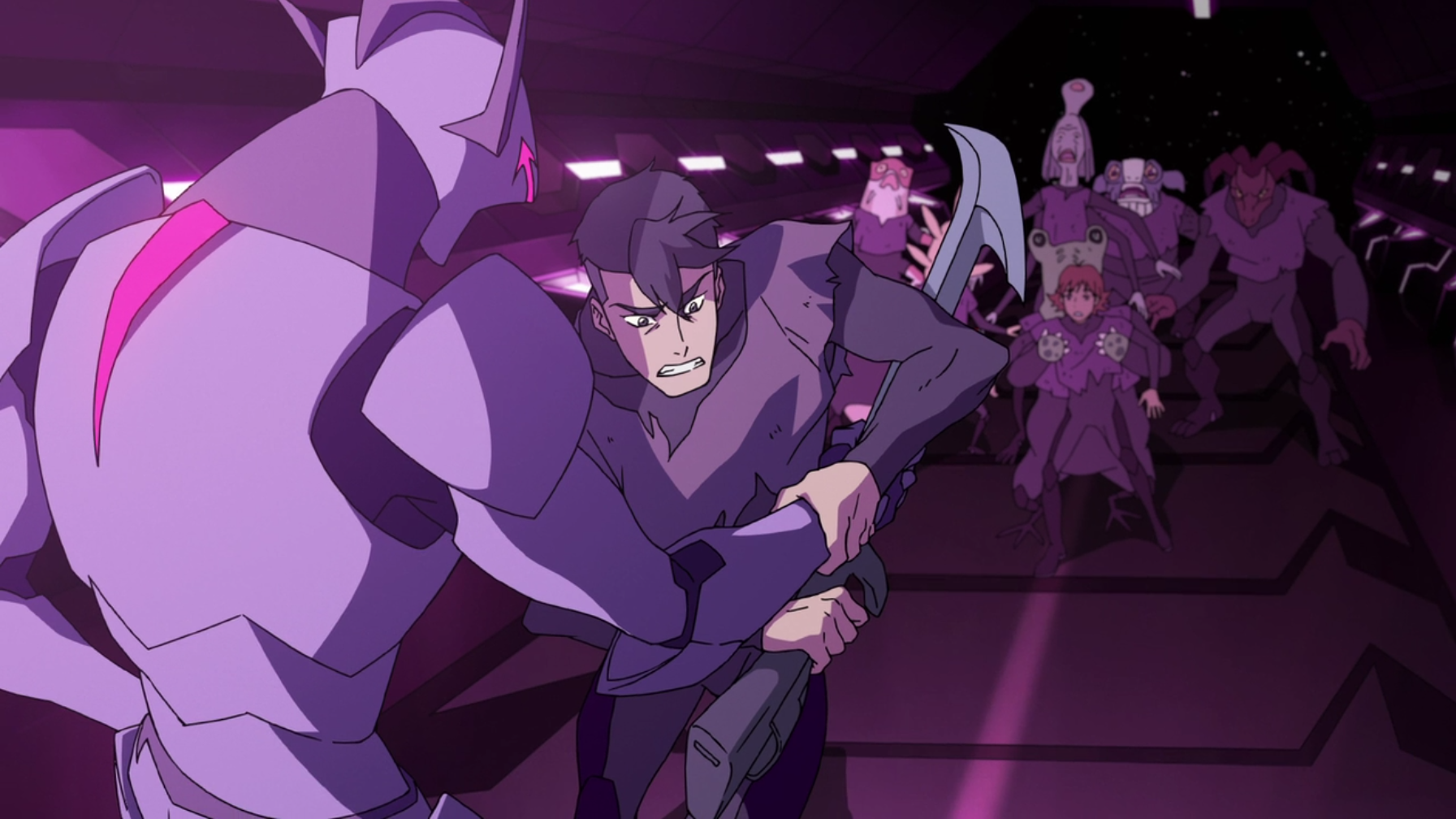 Image - Shiro, Matt, Former Galra Prisoners & Galra Robot Soldier.png ...