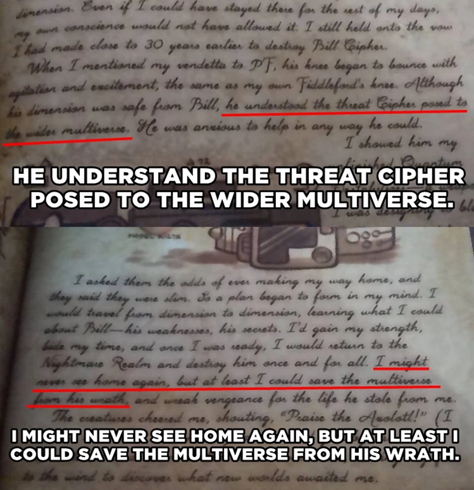 Journal#3- Bill Cipher | VS Battles Wiki Forum