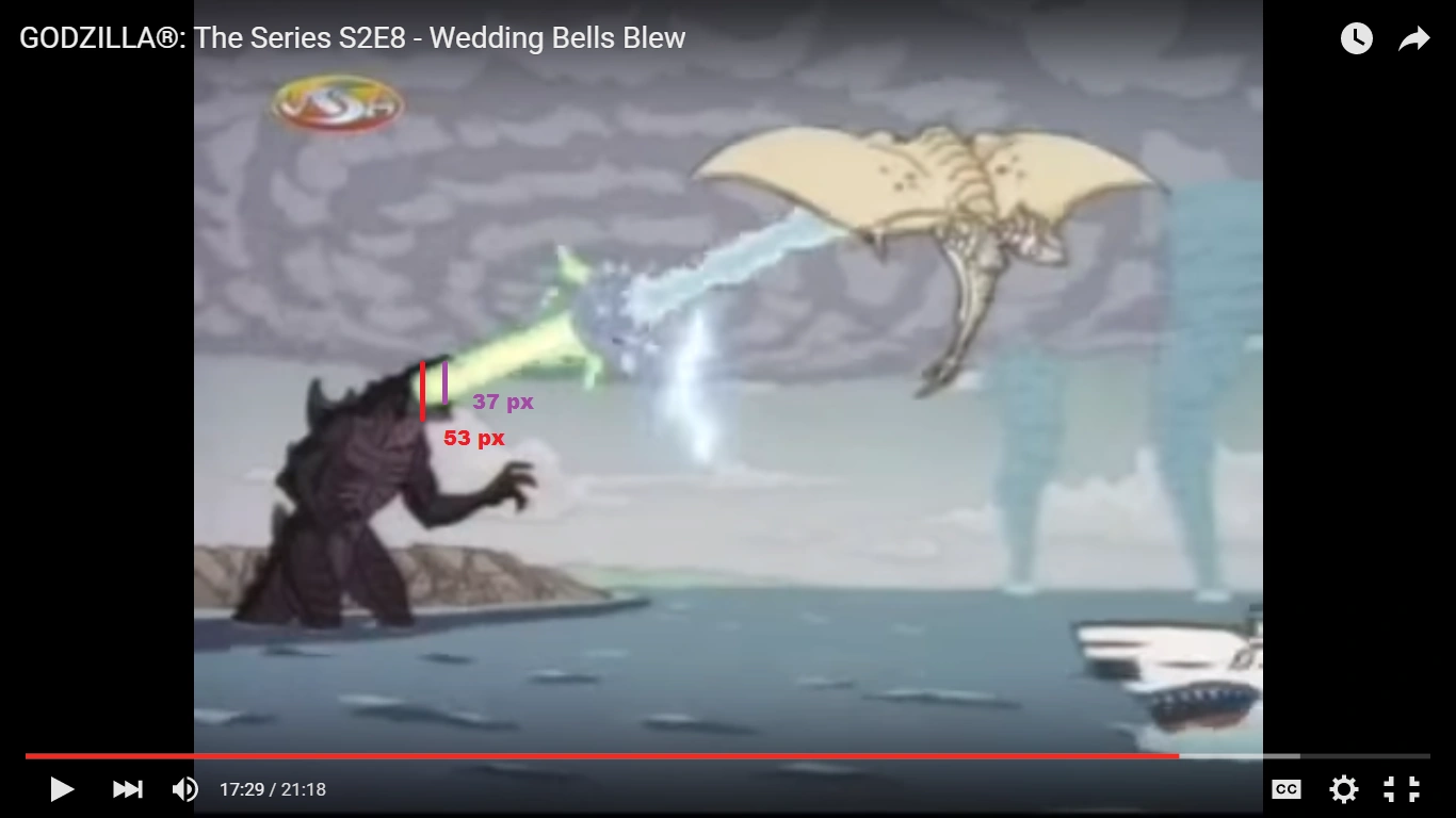 User blog:ZillaJrKaijuKing/Temperature of Zilla Jr.'s Atomic Breath 2 ...