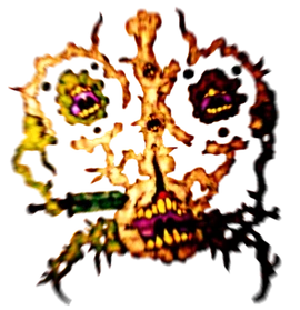 Wacky sword-wielding column monster versus Deadpool but not Deadpool ...