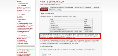 Character pages in the style of SCP Foundation | Page 2 | VS Battles ...