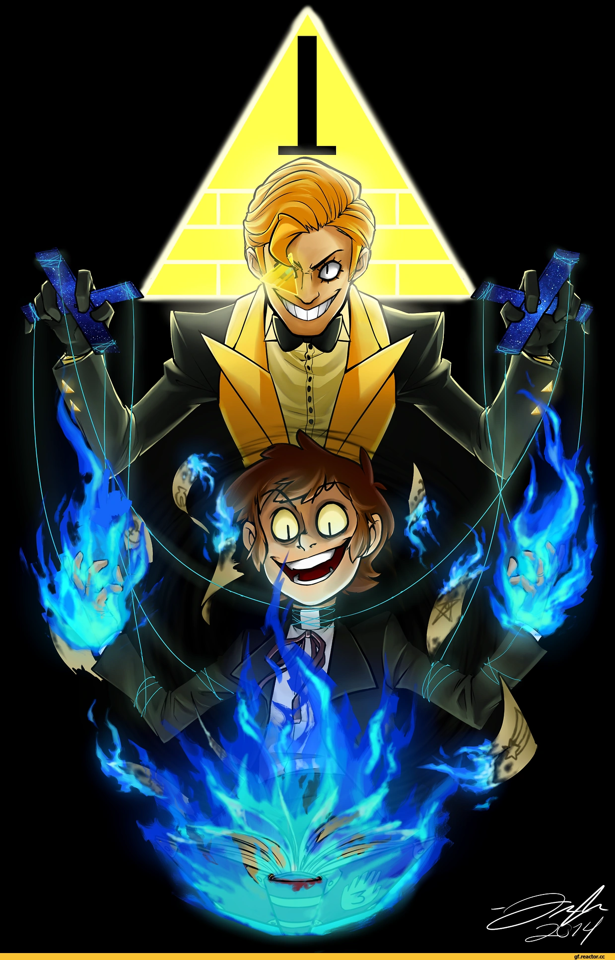 Image - Gravity-Falls-Dipper-Pines-GF-Персонажи-Bill-Cipher-1689226.png ...