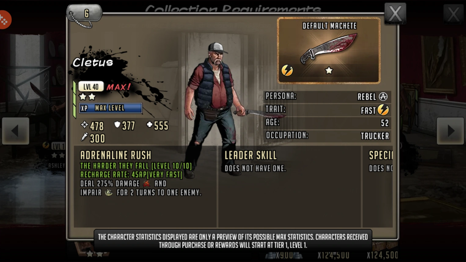 Cletus | Walking Dead:Road to Survival Wikia | Fandom