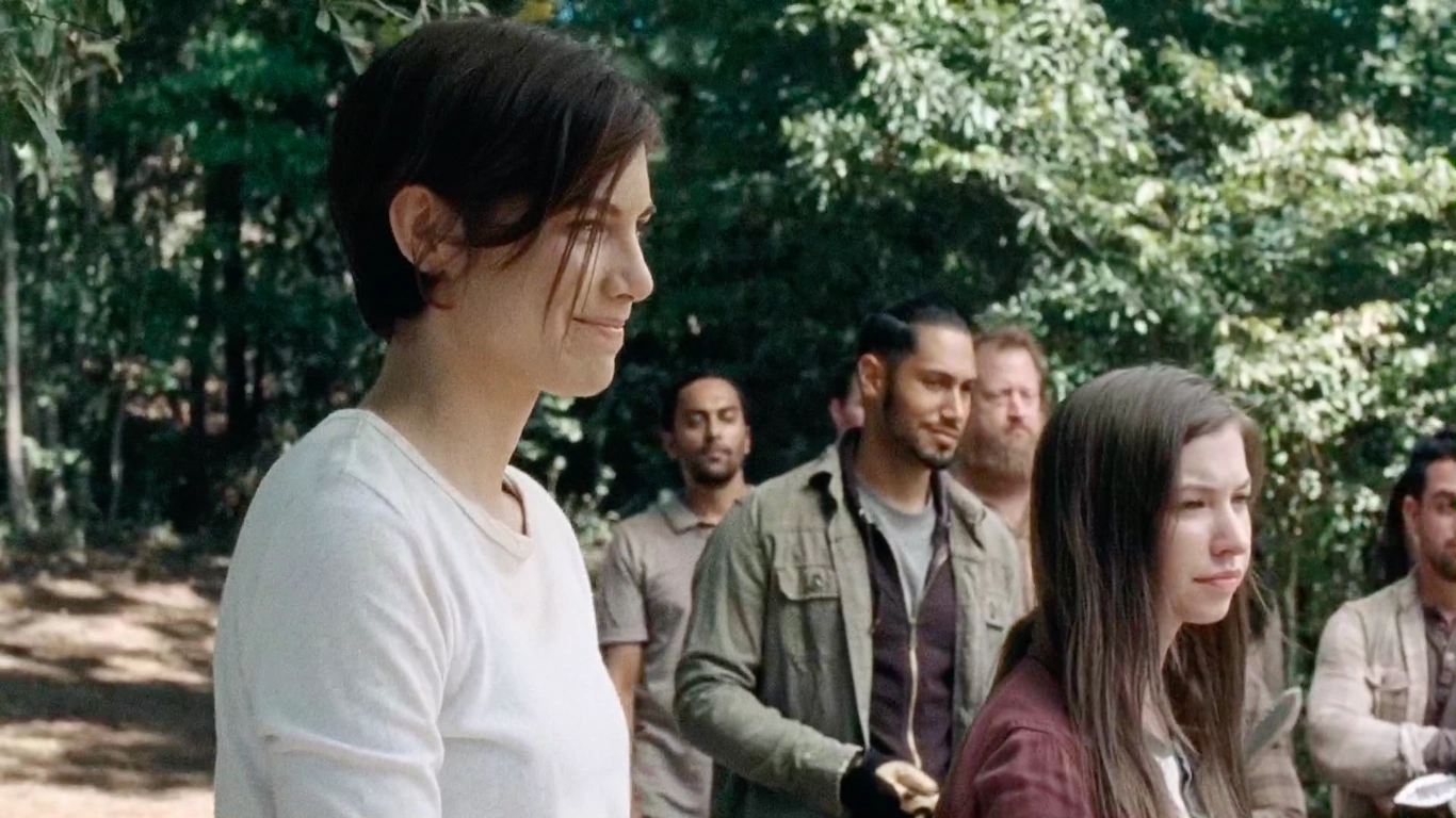 Image - Maggie Rhee Smiling with Enid and Eduardo 7x14 .png | Walking ...