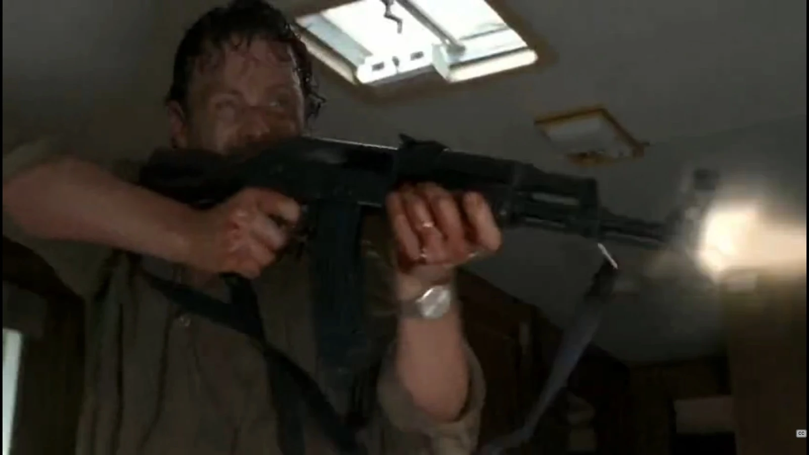 Image - Rick-shoot-with-ak-47.jpg | Walking Dead Wiki | FANDOM powered ...