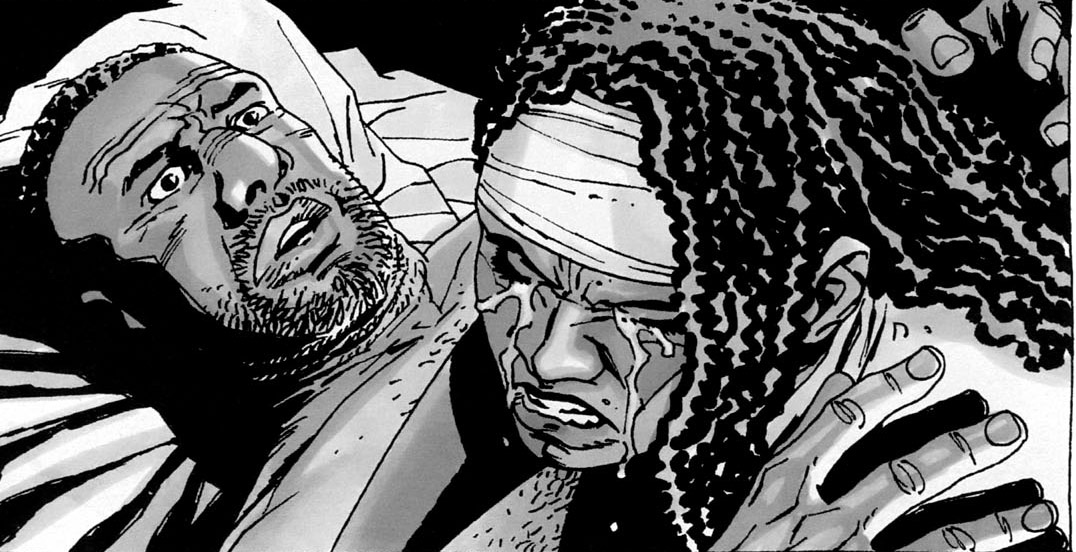 Image Michonne Y Tyreese Walking Dead Wiki Fandom Powered By Wikia