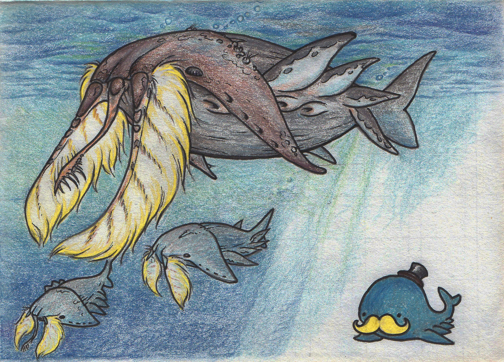 Moustache Whale | Wallace II Ben G Thomas Wiki | Fandom