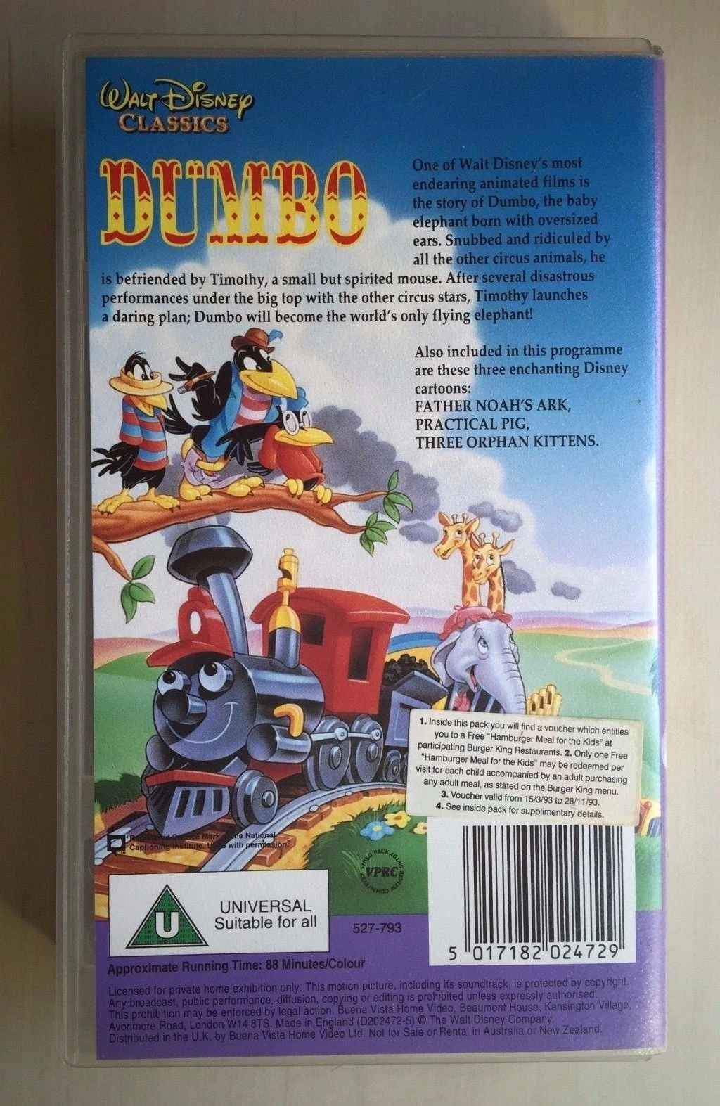 Image - Disney-Dumbo-Vhs-Video- 57 (2).jpg | Walt Disney Videos (UK ...