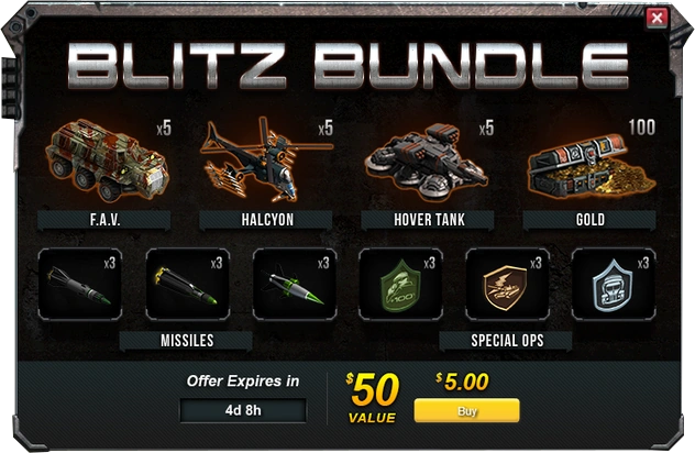 Blitz Bundle | War Commander Wiki | Fandom